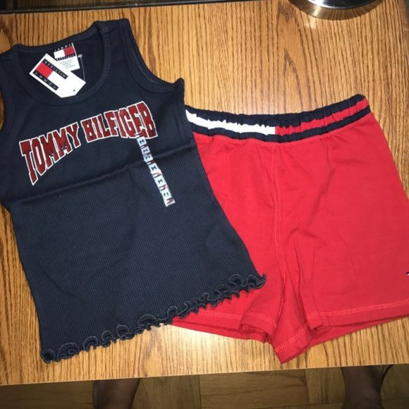Tommy Hilfiger | Matching Sets | Tommy Hilfiger Red Shorts Tank Girls ...